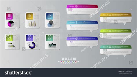 Vector Timeline Infographics Template Chart Diagram Stock Vector Royalty Free