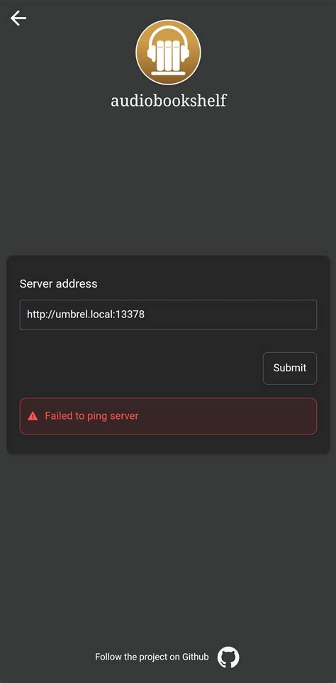 Friendly Authentication Between `umbrel` And `audiobookshelf App` · Issue 484 · Advplyr
