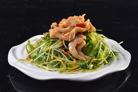 老虎菜拌鸟贝高清图片下载 红动中国