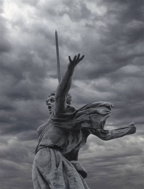 The Motherland Calls Mamaev Kurgan In Volgograd Russia Motherland