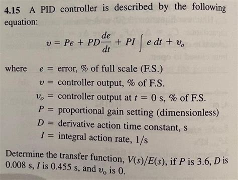 Solved Also Manually Draw The Bode Diagram Please A PID Controller Course Hero