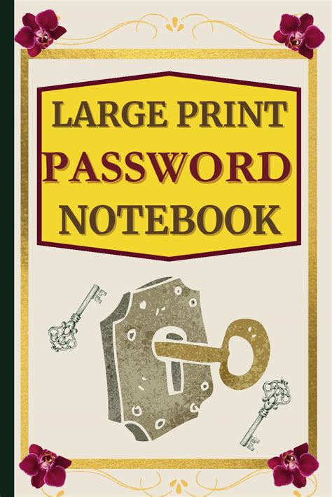 Large Print Password Notebook Swan Am Books