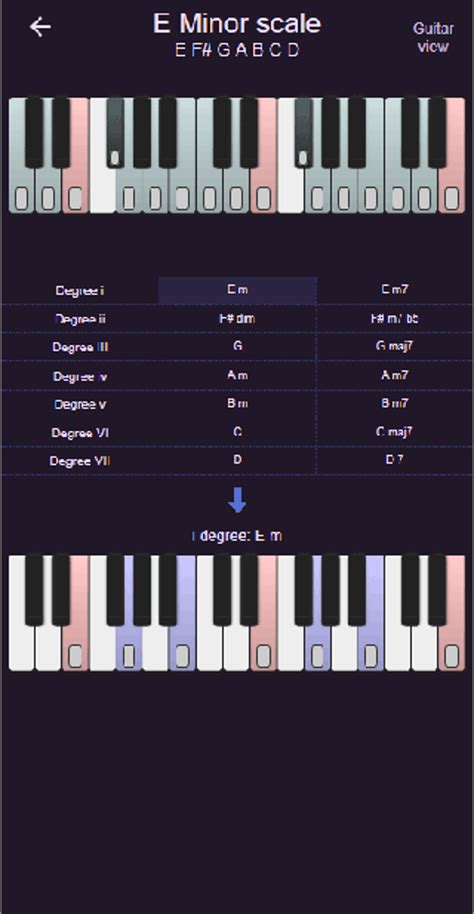 chord progression reference apk para android descargar