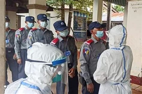 မွန်ပြည်နယ် ကျိုက်မရောမြို့နယ်၌ မဲရုံလုံခြုံရေး တာဝန်ထမ်းဆောင်မည့် အထူးရဲသင်တန်း သားများအား