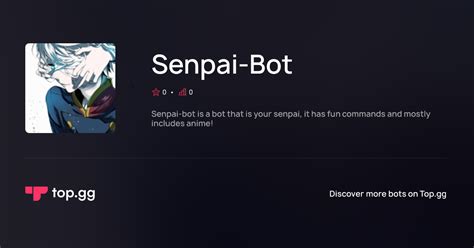 Add Senpai Bot Discord Bot The 1 Discord Bot And Discord App List