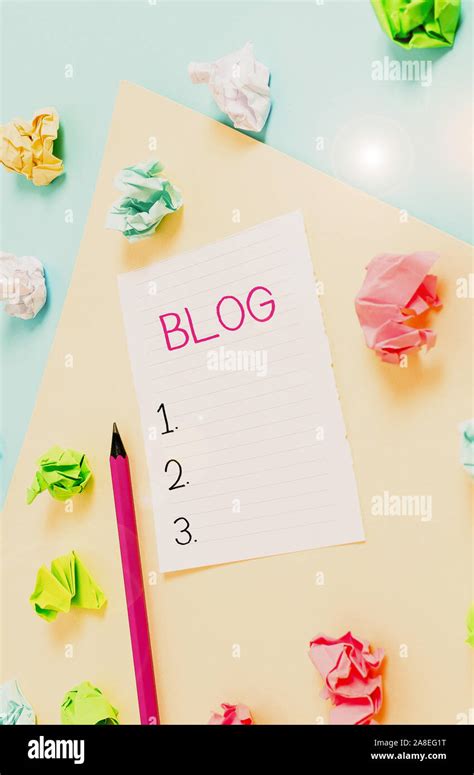 Conceptual Hand Writing Showing Blogquestion Concept Meaning Regularly Updated Website Web Page