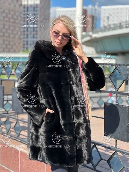 РАСПРОДАЖА Шуба из меха европейской норки с капюшоном 90 см трансформер 4 в 1 отстегивается по