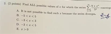 solved 2 2 points find all possible values of x for which
