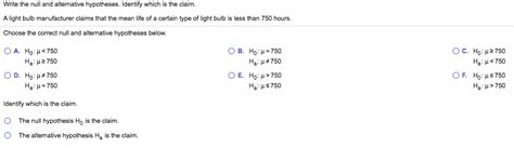 solved a null and alternative hypothesis are given
