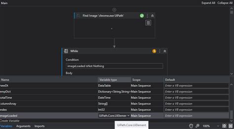 Problems With Cv Screen Scope And Element Exists Activity Activities