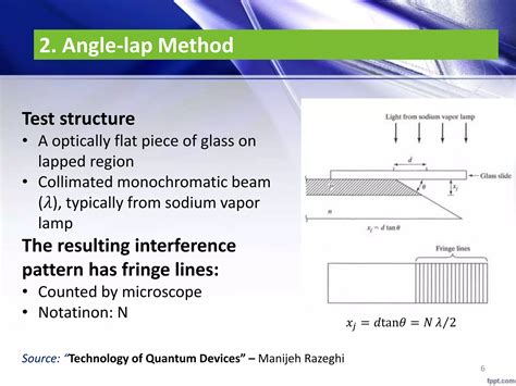 Junction Depth And Sheet Resitance Meassurement Pptx