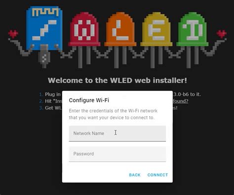 Wled Phone App Control Addressable Leds With An Esp32 Or Esp8266