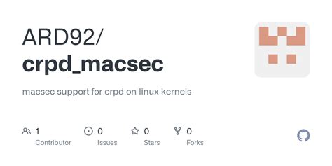 Github Ard92crpdmacsec Macsec Support For Crpd On Linux Kernels