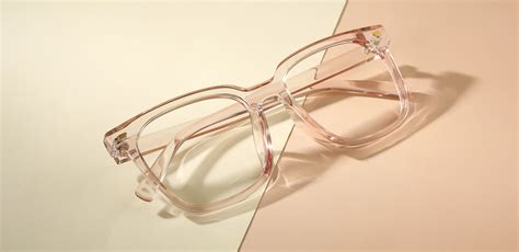 Charlie Oversized Prescription Glasses Rose Water Crystal Womens Eyeglasses Payne Glasses