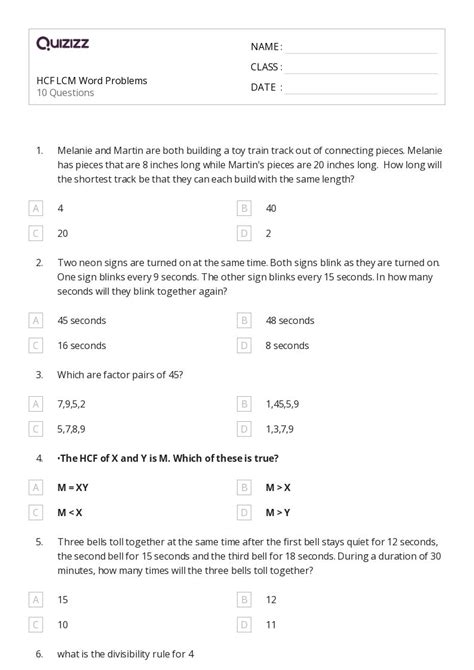 50 Time Word Problems Worksheets For 6th Class On Quizizz Free And Printable