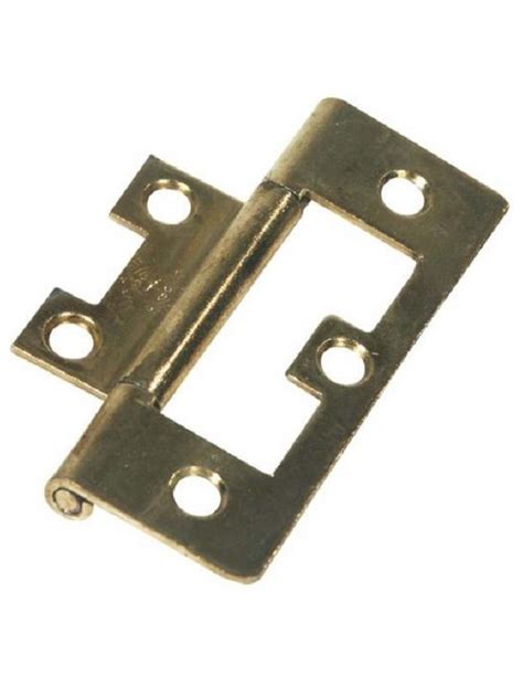 Flat Brass Hinge 2 Units