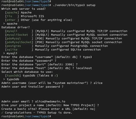 How To Install Typo3 Cms On Ubuntu 2404
