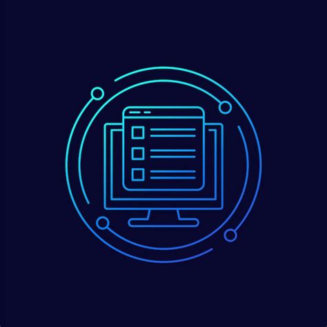 Premium Vector Features Of Product Icon Linear Design