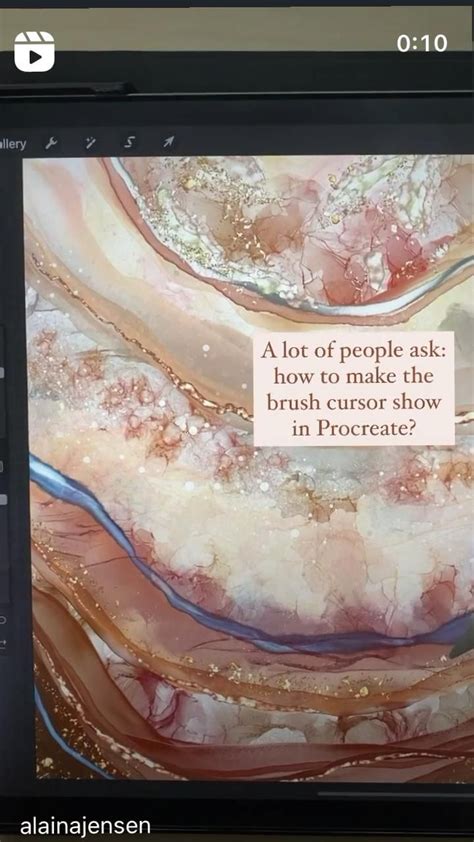 How To Turn On The Brush Cursor In Procreate Artofit