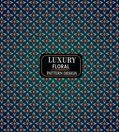 Premium Vector Vector Abstract Floral Seamless Colorful Luxury Pattern Design Vector Floral