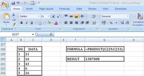 Excel Formula Tutorials Welcome To Dhiraj POOJARY S BLOGS