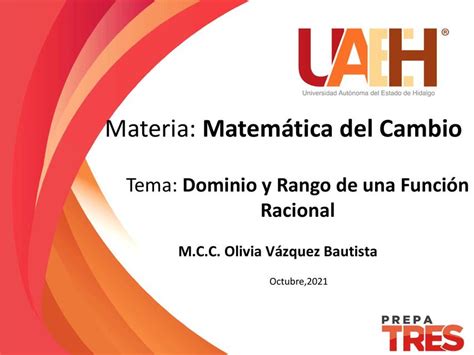 dominio rango funcion Profe Velázquez uDocz