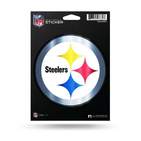 Pittsburgh Steelers Metallic Logo Decal