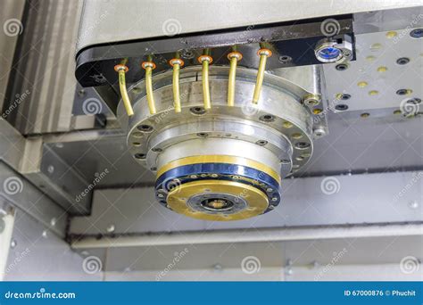 The Spindle Of CNC Machine Stock Photo Image Of Factory 67000876