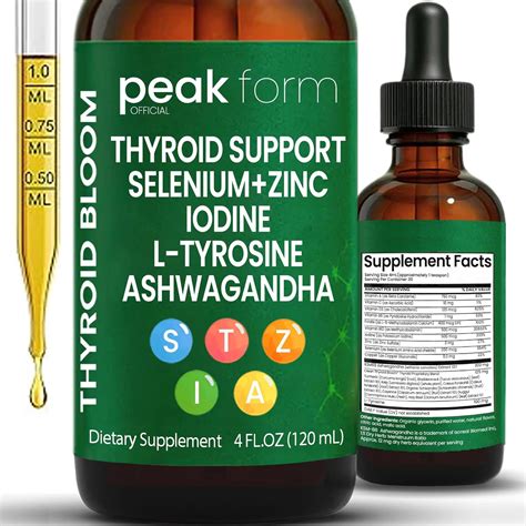 Peak Form Official Thyroid Support Drops Thyroid Support