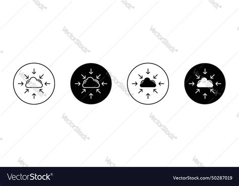 Data Aggregation Icon Royalty Free Vector Image