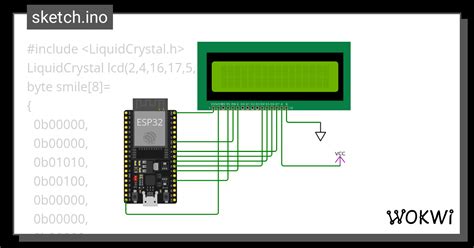 Print Smile On Lcd Wokwi Esp32 Stm32 Arduino Simulator