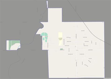 Map Of Elsie Village Michigan Thong Thai Real