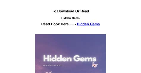 Epub Download Hidden Gems By Sara Sheehanpdf Docdroid