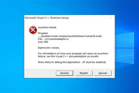 Cách Sửa Lỗi Microsoft Visual C Runtime Library