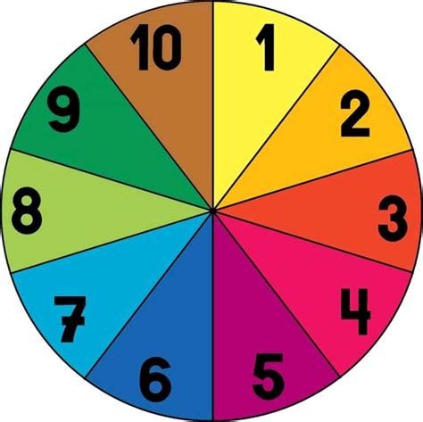 Printable Number Wheel Cards Artofit