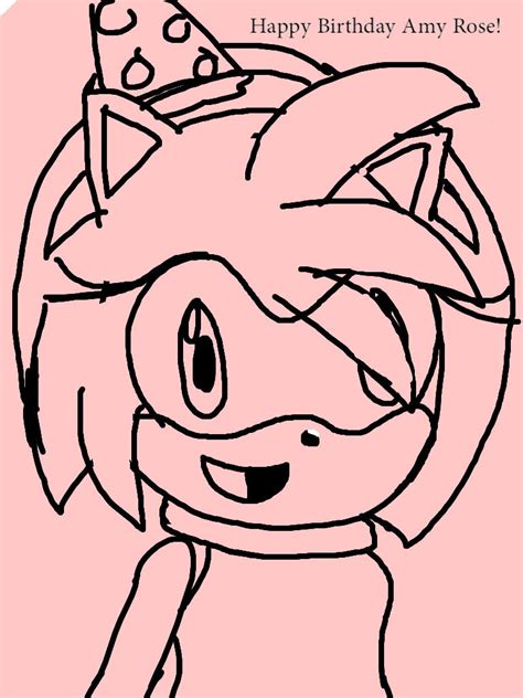 Happy Birthday Amy Rose By Brookstata On Deviantart