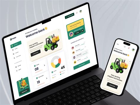 Responsive Dashboard Ui For Pallet By Saloneel The Duo Designers On Dribbble