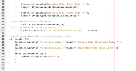 Tugas V Class Input Dari Keyboard Pemrograman Berorientasi Objek Java