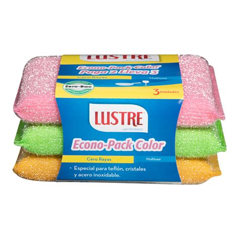 Pack 3 Uds Esponja Lustre Metalizada 921909