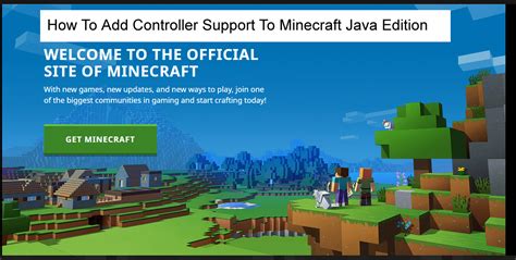 Does Minecraft Java Support Controller