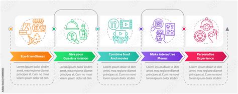 Unusual Dining Experiences Rectangle Infographic Template Data
