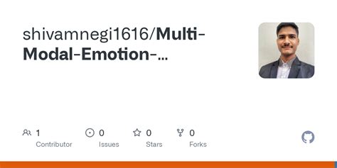 Github Shivamnegi1616multi Modal Emotion Recognition