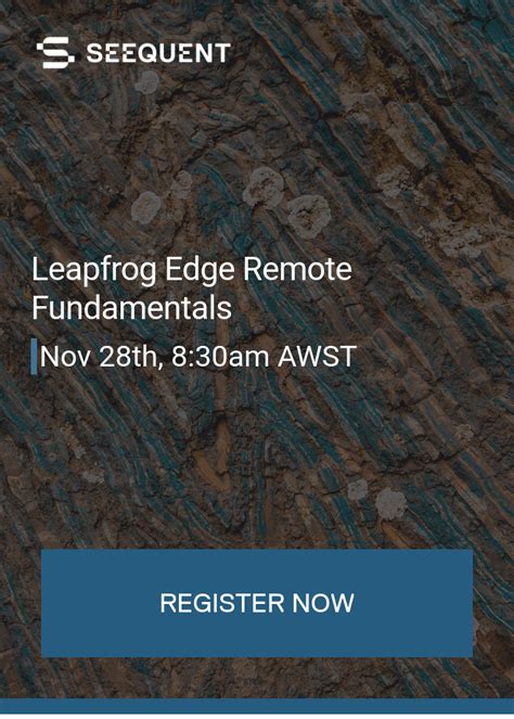 Leapfrog Edge Remote Fundamentals