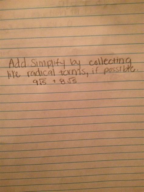 Solved Add Simplify By Collecting Like Radical Terms If Chegg