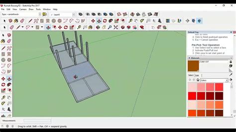 Membuat Kolom Bangunan Menggunakan Aplikasi Sketchup Youtube