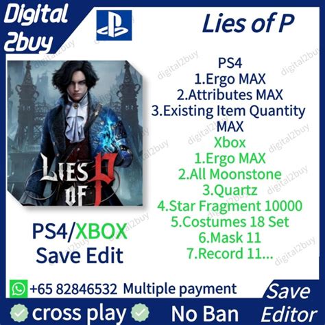 lies of p save editor lop save modding lies of p cheats mods
