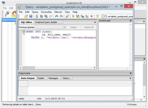 getting started with vertabelo and postgresql vertabelo database modeler