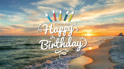 Happy Birthday Beach Quotes