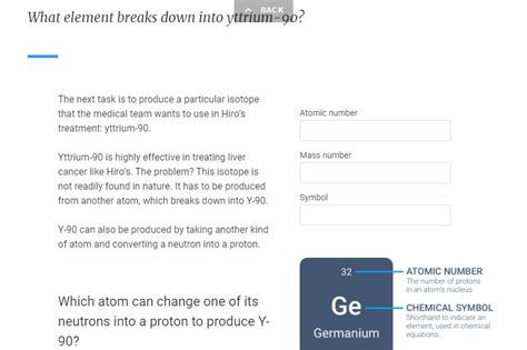 Solved What Atom Will Break Down Into Technetium 99