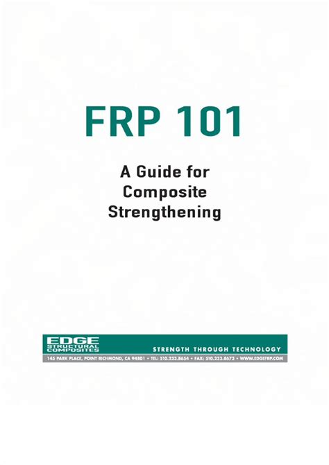 Pdf Frp Strengthened Structures Dokumen Tips
